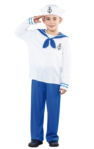 Matrose & Matrosin Kostüm für Damen, Herren & Kinder